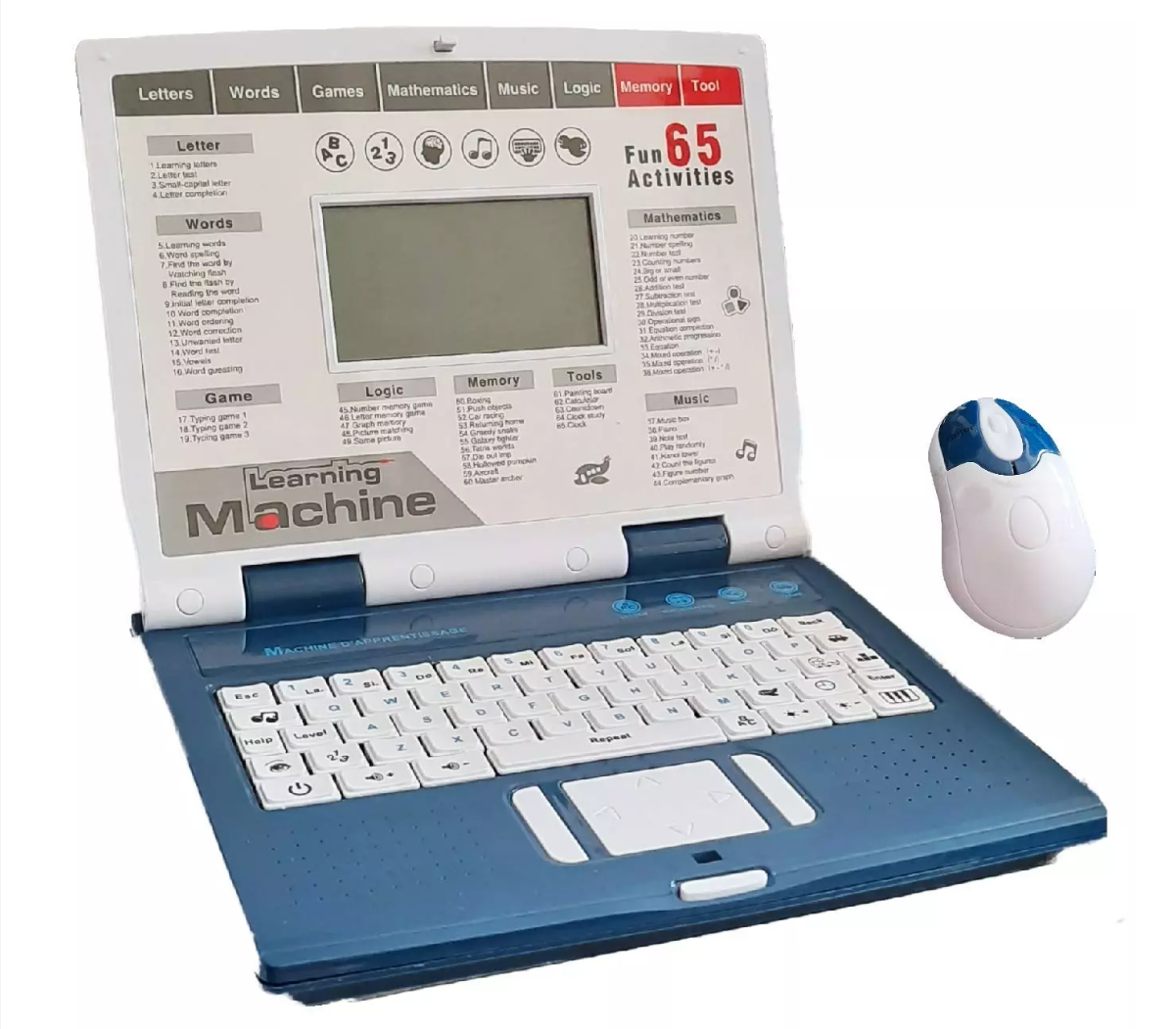 Baby Fourths Kids 65 Fun Activities Educational Learning Machine Laptop ...