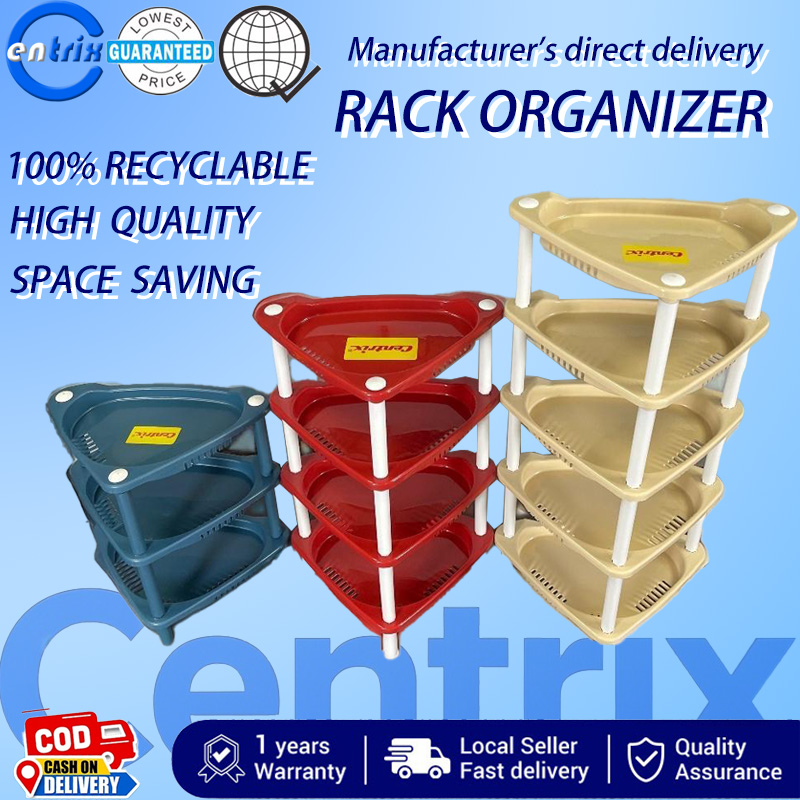 Centrix Triangular storage rack TR-3F 4F 5F Organiser | Shopee Philippines