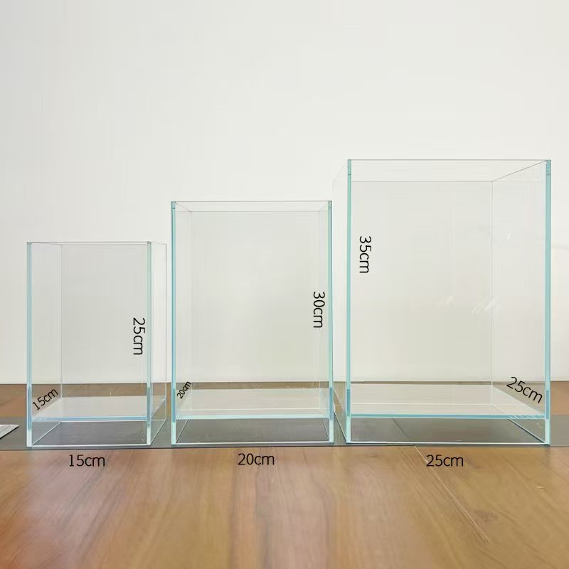 Low Iron Ultra Clear Fish Tank Aquarium with Suspended Bottom Part Tank ...