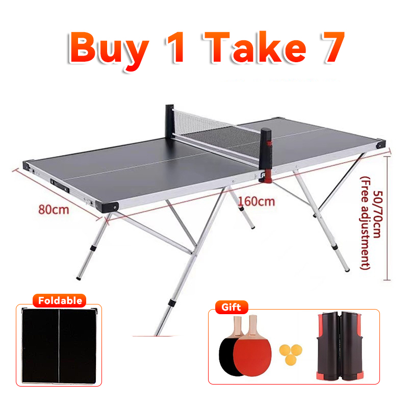 【Buy 1 take 6】Ping Pong Table Tennis Table Foldable Multi-Use Free ...