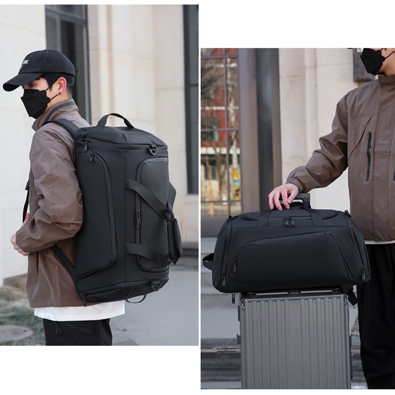 LargeCapacity Luggage Backpack Waterproof Travel Bag For Men Storage ...