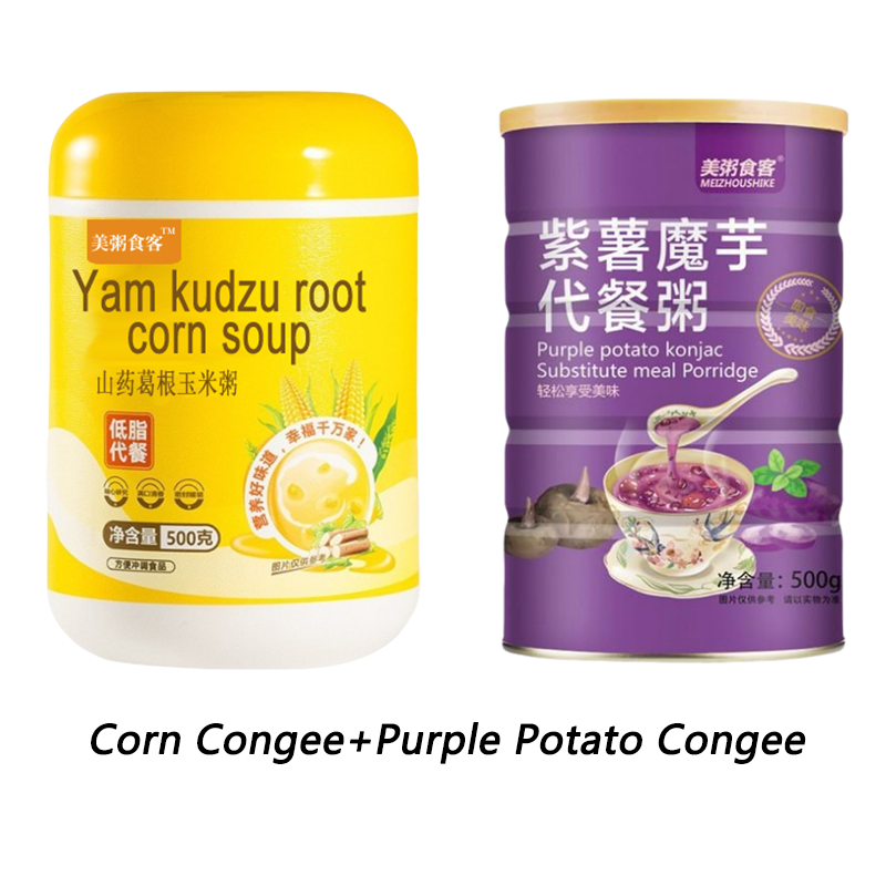 Corn Congee instant oatmeal Purple Potato Congee Canned cereal corn ...