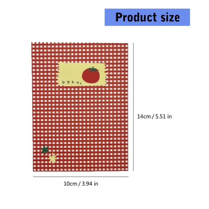 Handbook Retro Tomato Notebook Schedule Notebook Blank Notebook Diary ...