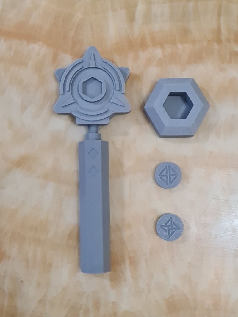 SB19 Elesbi Light Stick Inspired 3D Printed Keychain with Stand ...