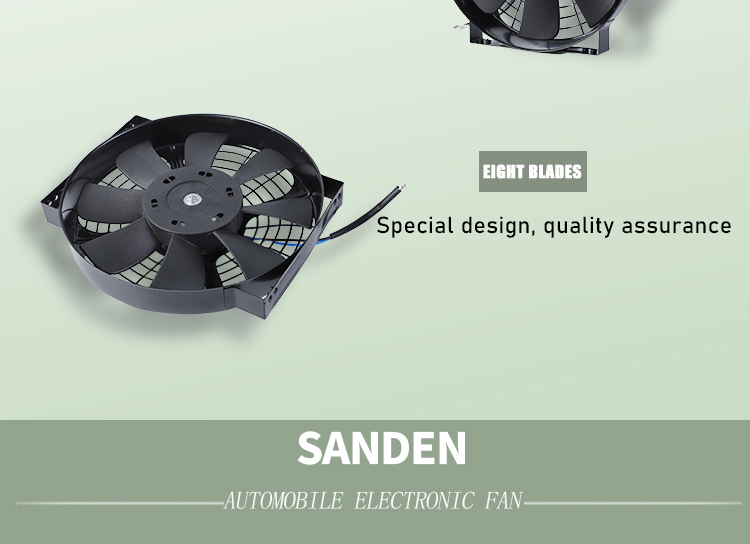 SANDEN Auxiliary Fan For Car Aircon 12V or 24V 8/10'' Universal ...