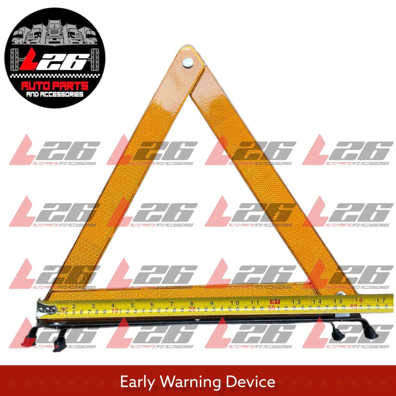 HGV Foldable Car Vehicles Safety Reflective Triangle Warning Device Red ...