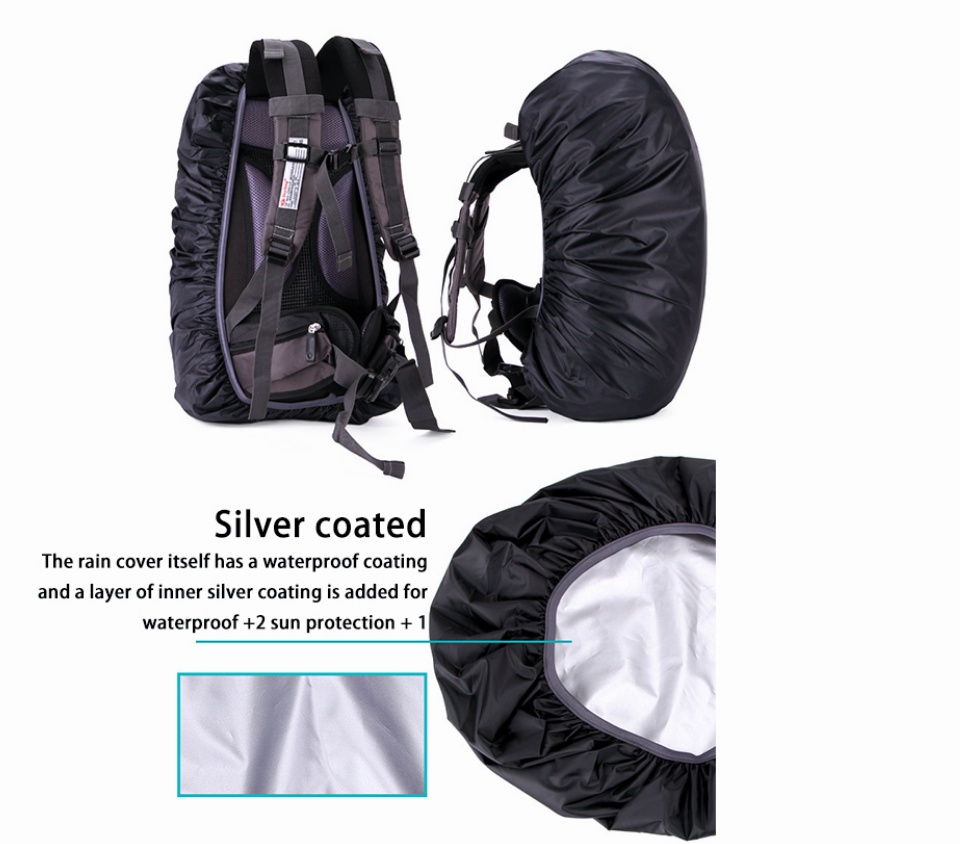 Outdoor Rain Cover for Backpacks – Waterproof Hiking & School Bag ...