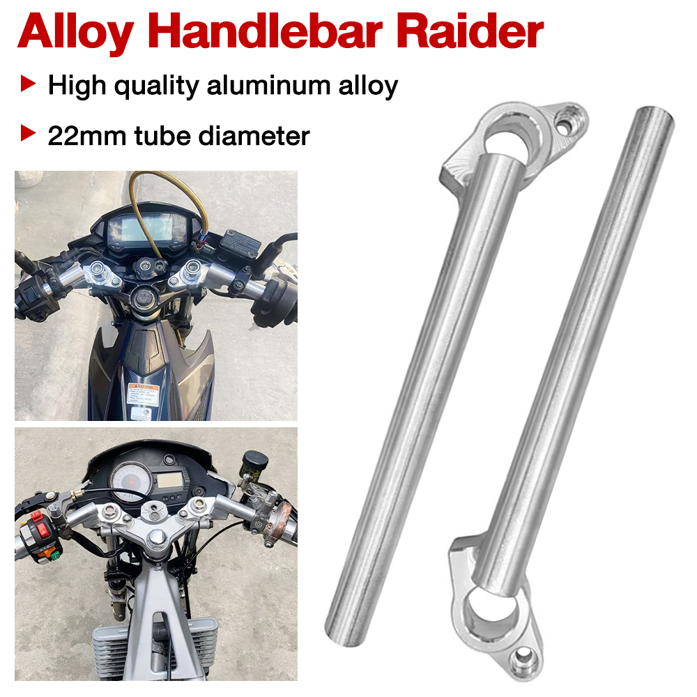 Alloy NUI Alloy Naked Handle Bar Raider 150Carb / r150fi / xrm/ rs125 ...