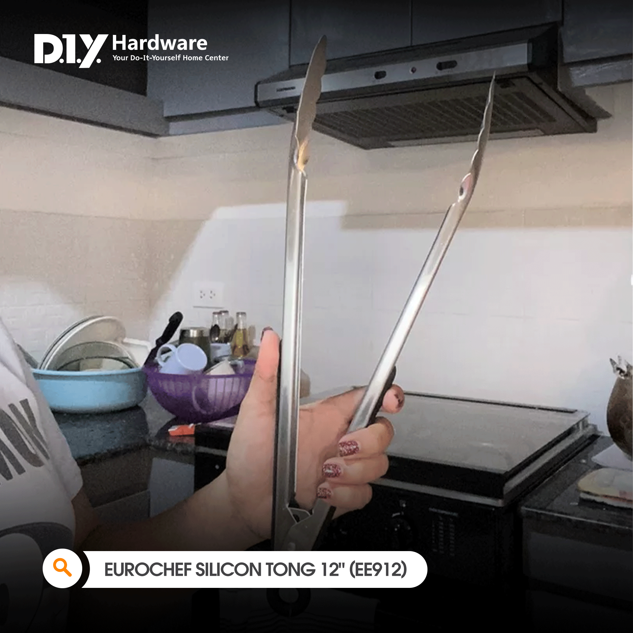 EUROCHEF by DIY Hardware Silicon Tong 12" EE912 | Shopee Philippines