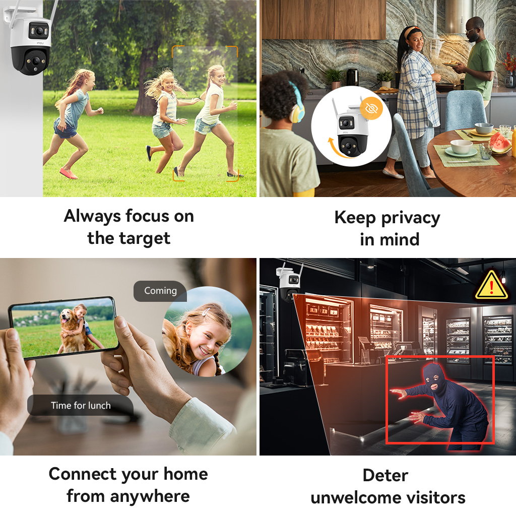 IMOU Cruiser Dual 10MP Dual Lens Outdoor Camera CCTV Security Cameras ...