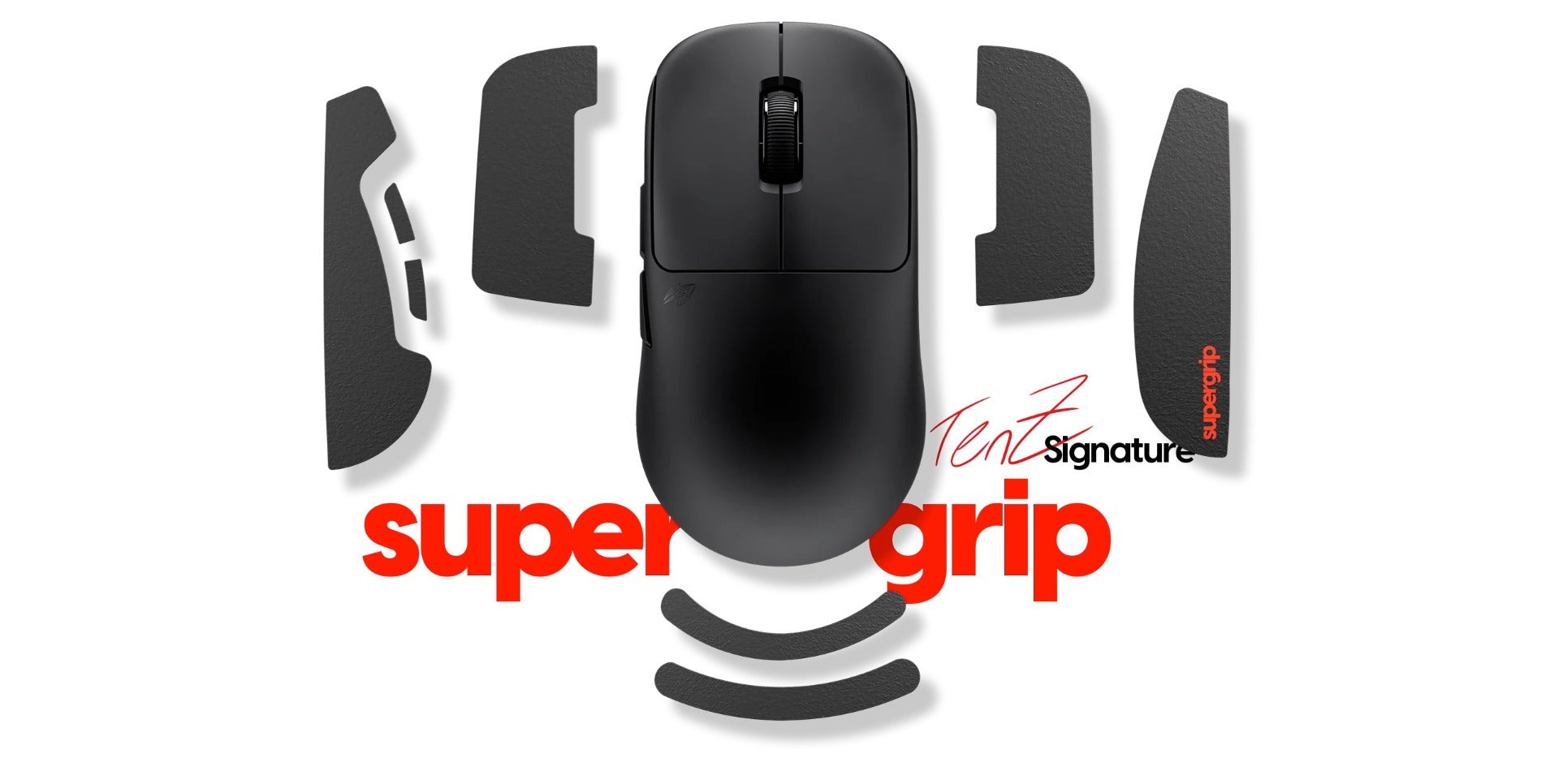 Pulsar Supergrip Mouse Grip Tape Pre-Cut for Pulsar Tenz Signature ...