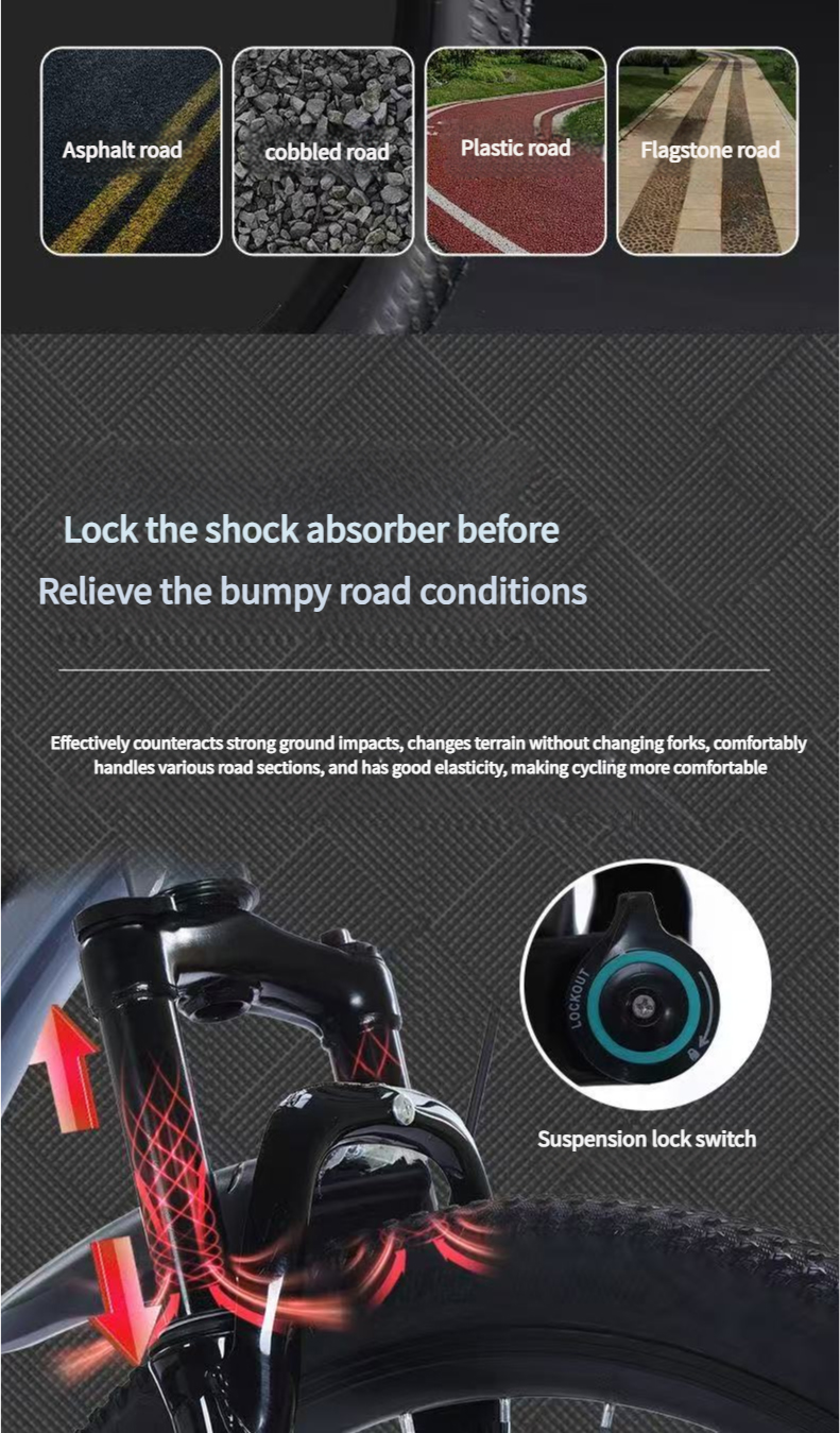 LUANDA Mountain Bike Fixie Bike Adult Bike 26 inch 3*7/21 Speed Alloy ...