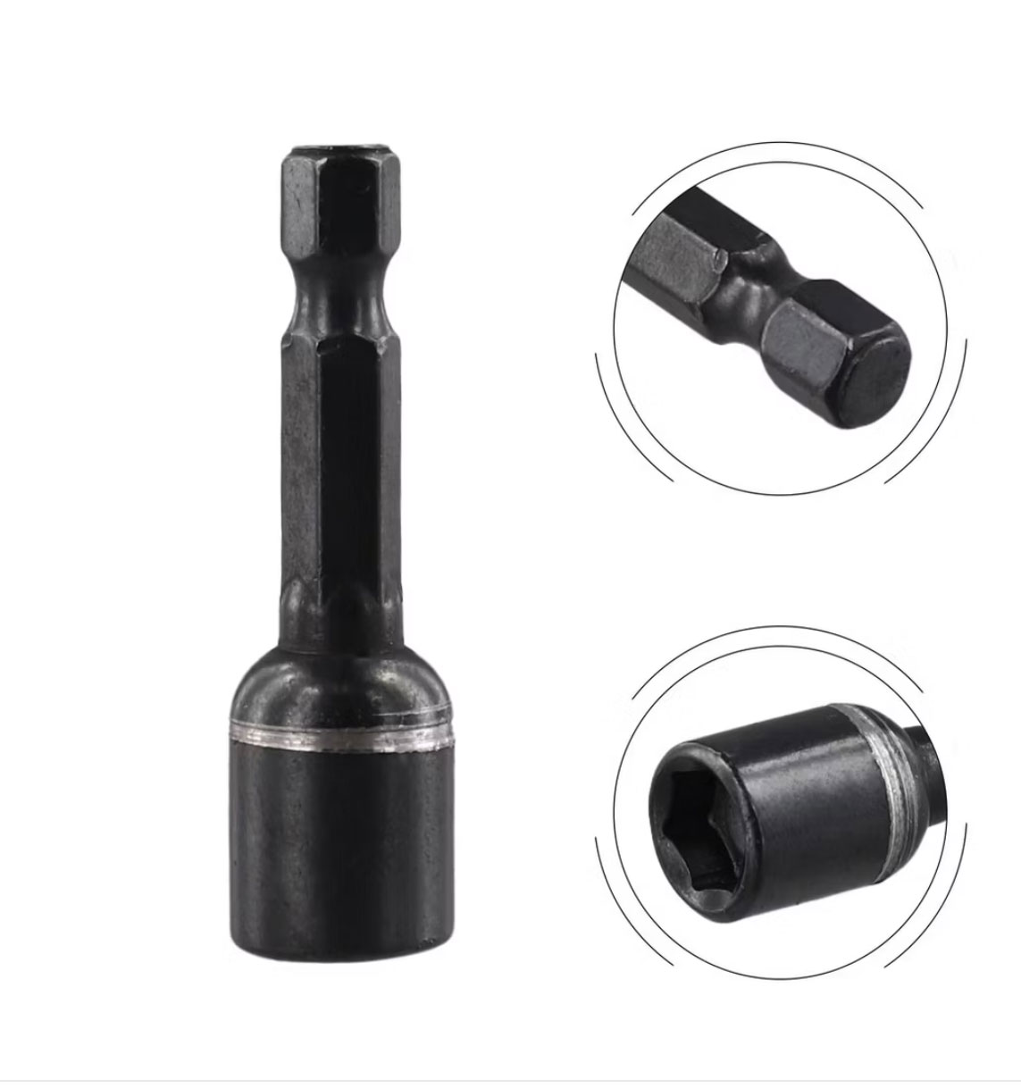Magnetic hexagonal socket adapter, electric screw drill bit converter ...