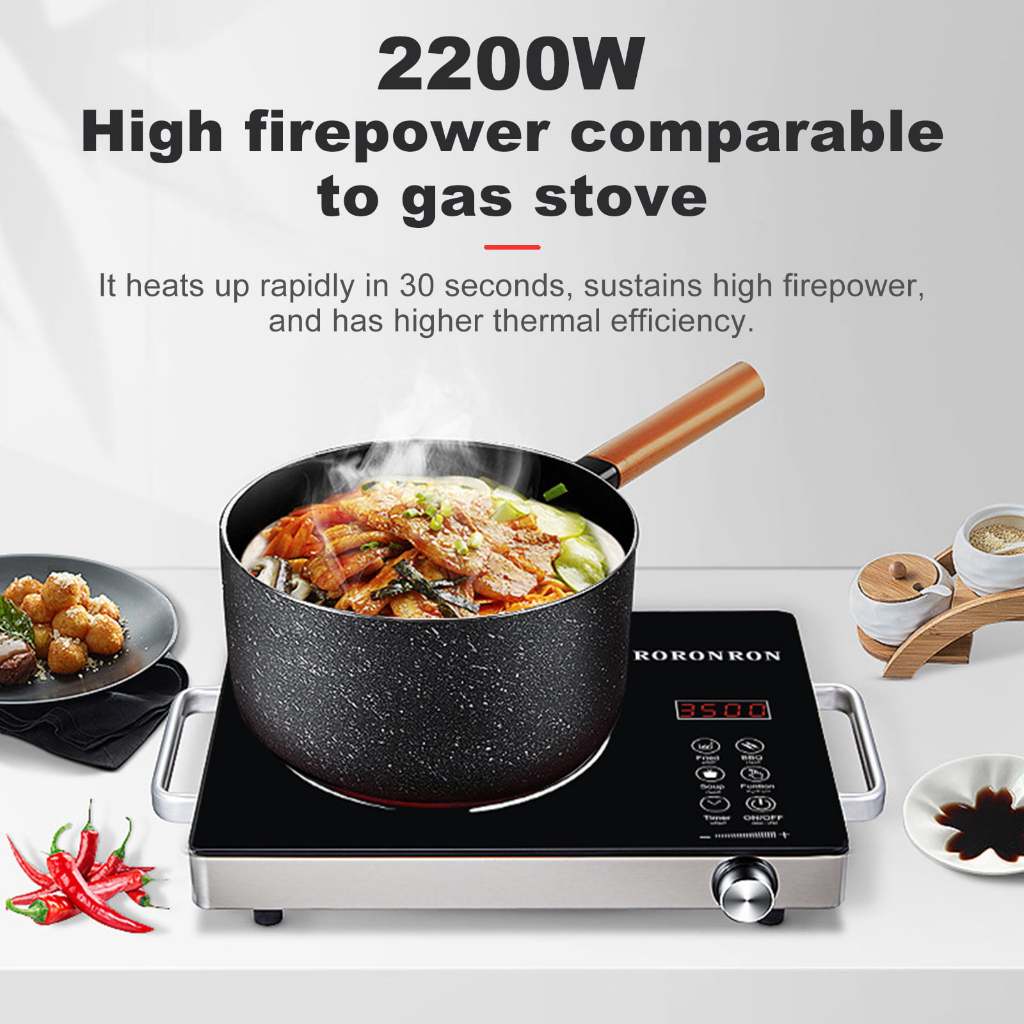 Houseaide Electric Stove Inverter Induction Cooker Ceramic Infrared ...