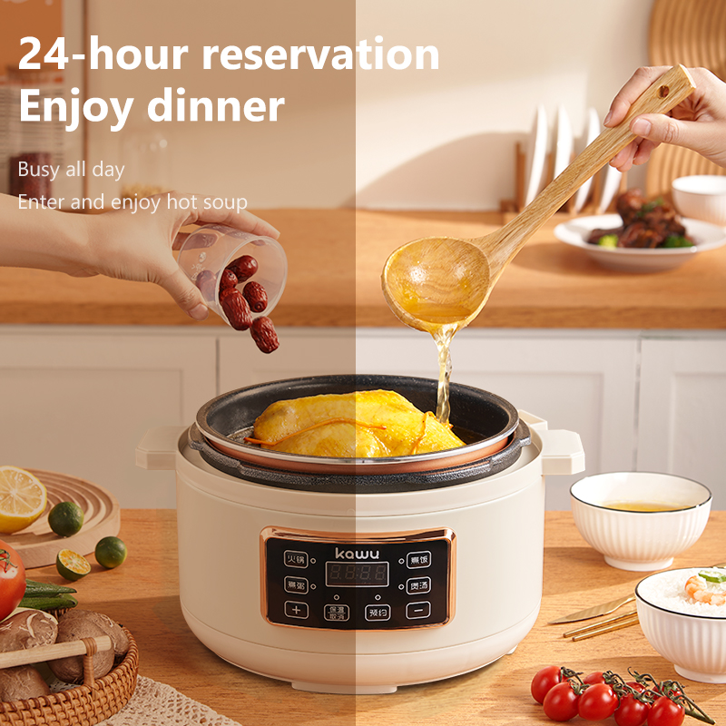 【Kawu】pressure cooker heavy duty Household 3L Non-stick Simple one-click operation rice cooker ...