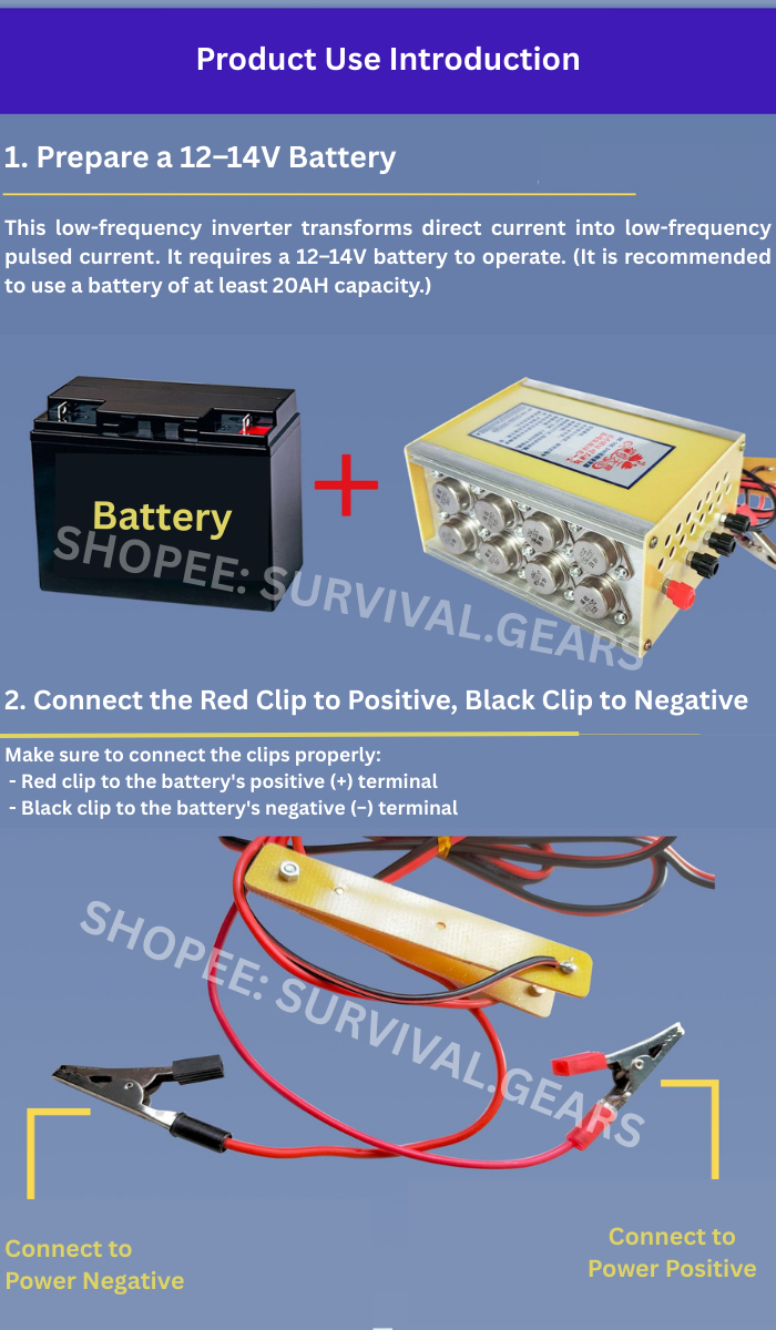 DC12V Electric Fish Shocker Machine Aparato Fishing Portable High Power ...