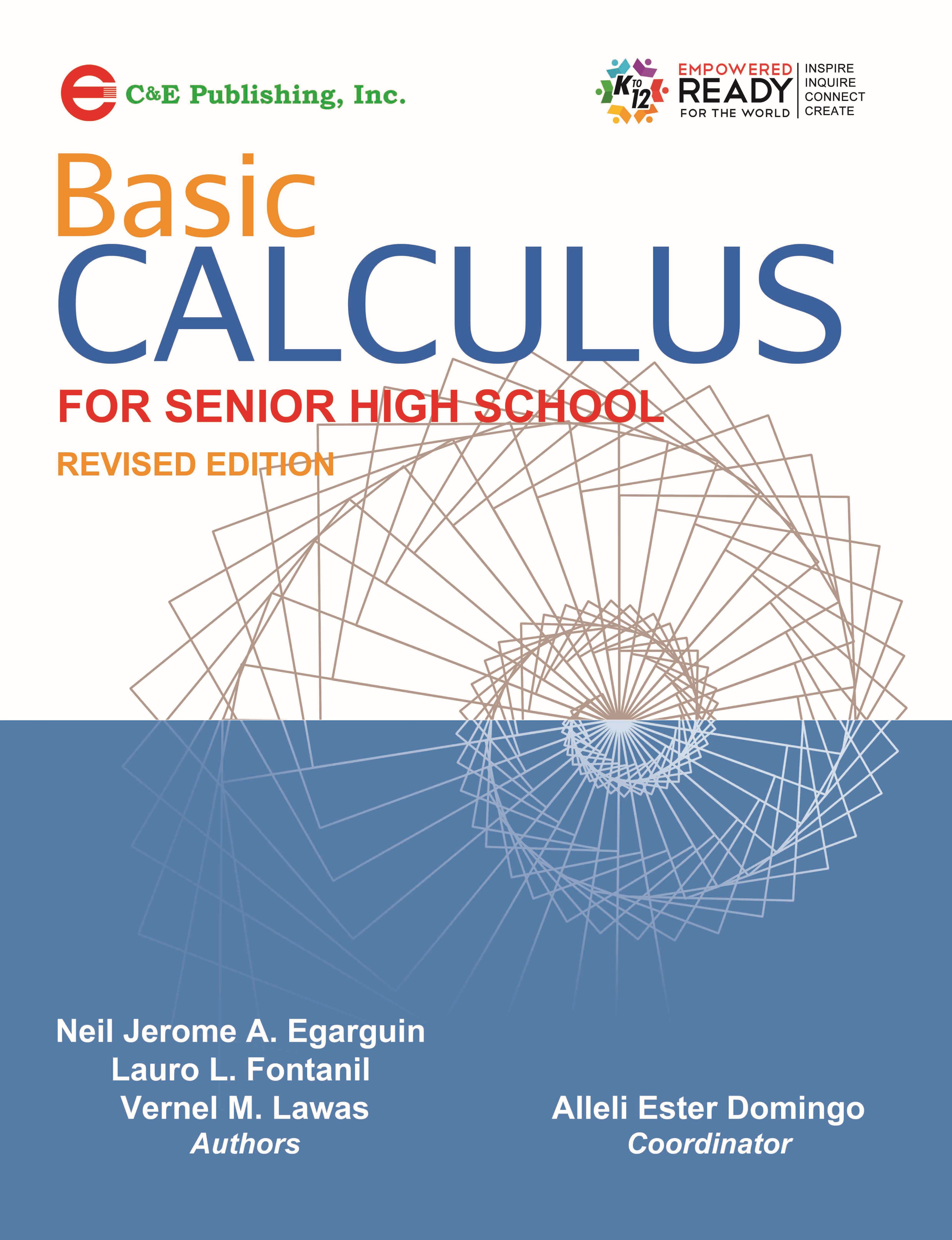 Basic Calculus For Senior High School (Revised Edition) - 9789719815860 - C&E Bookshop | Shopee ...