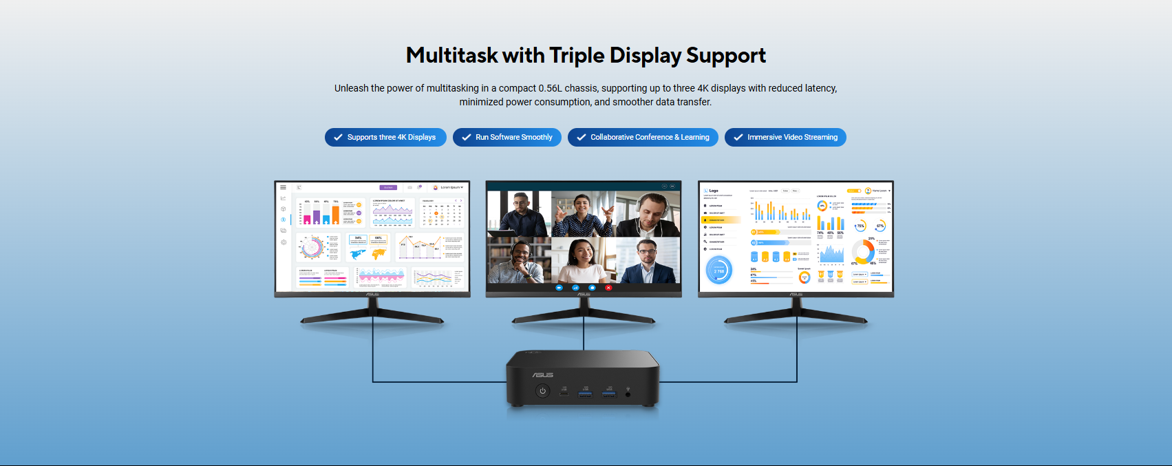 Itw | ASUS Mini PC All in one Desktop PC NUC 14 Barebone Intel N355 ...