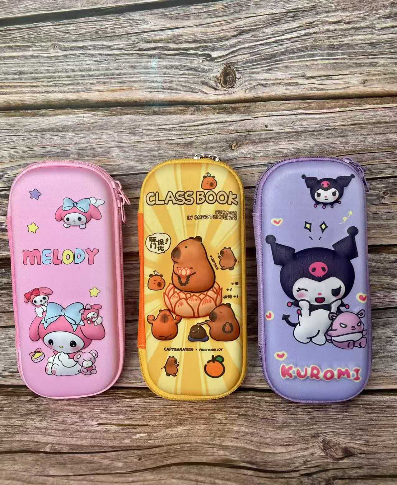 JTO Kids kuromi melody capibara pencil pouch zippered | Shopee Philippines
