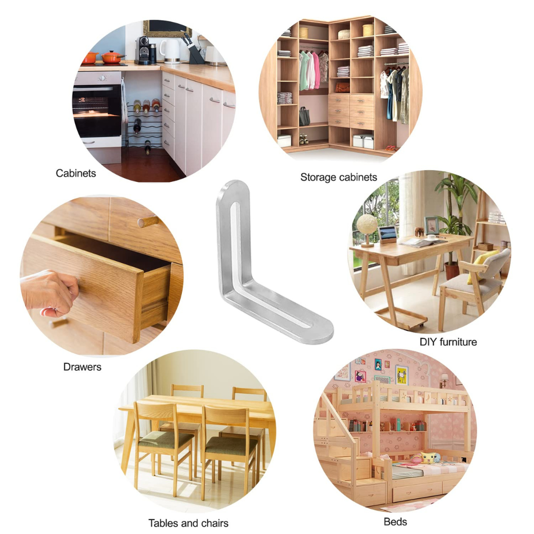 Stainless Steel L Shape Corner Code / Straight Sheet Support Brace ...