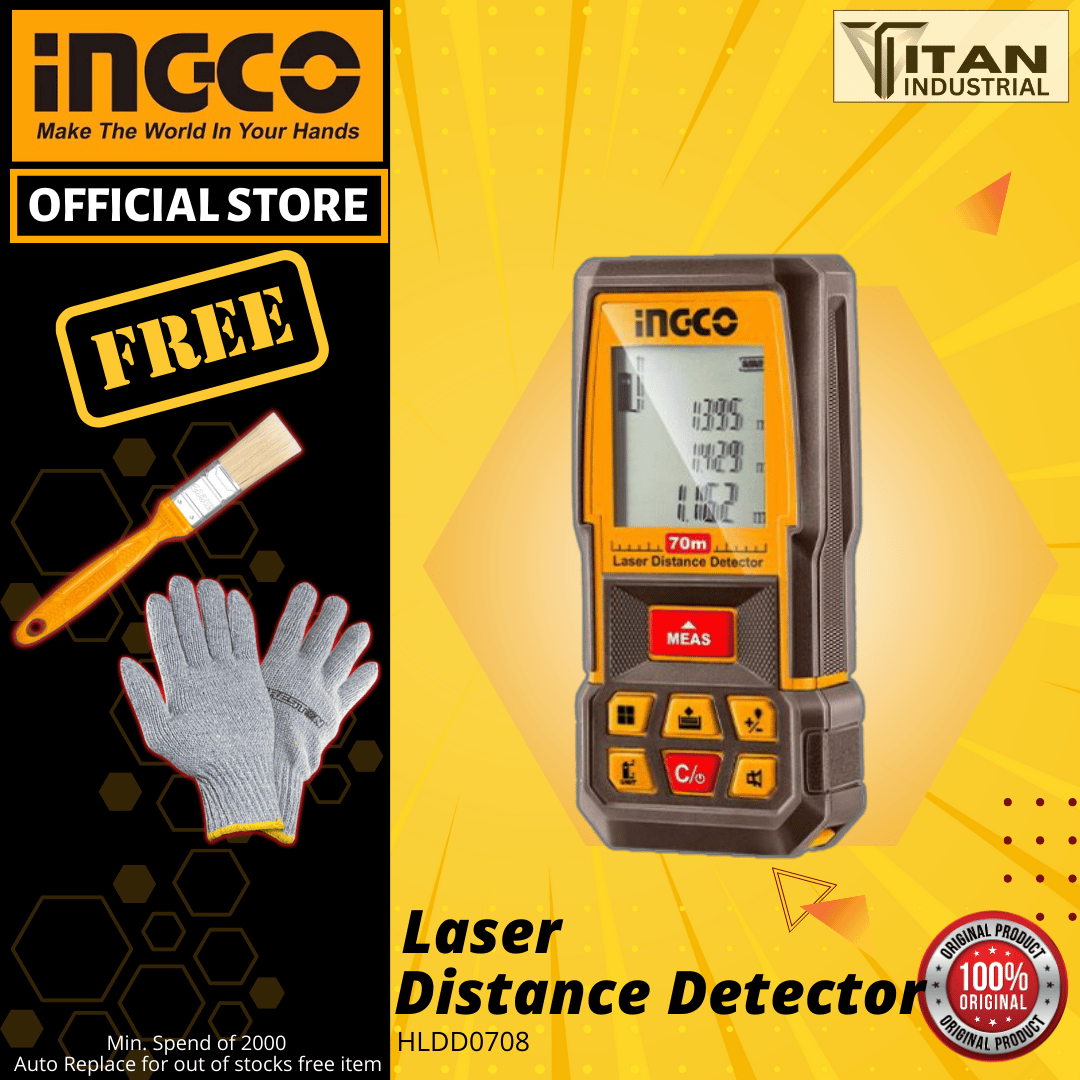 INGCO Laser Distance Detector HLDD0708 • Tm ss | Shopee Philippines