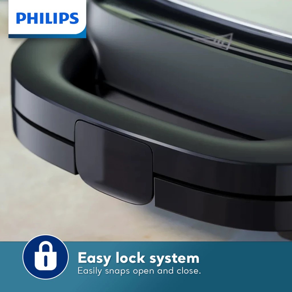 PHILIPS Sandwich Maker With 3 Different Plate Sets for Panini, Waffle ...