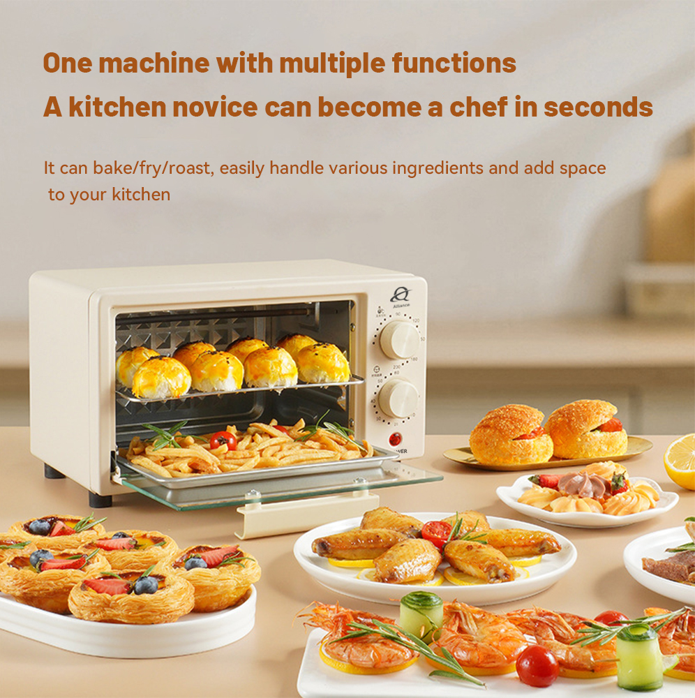 12L Little Yellow Duck Mini Multifunctional Electric Oven Home Standing Timer Oven | Shopee ...