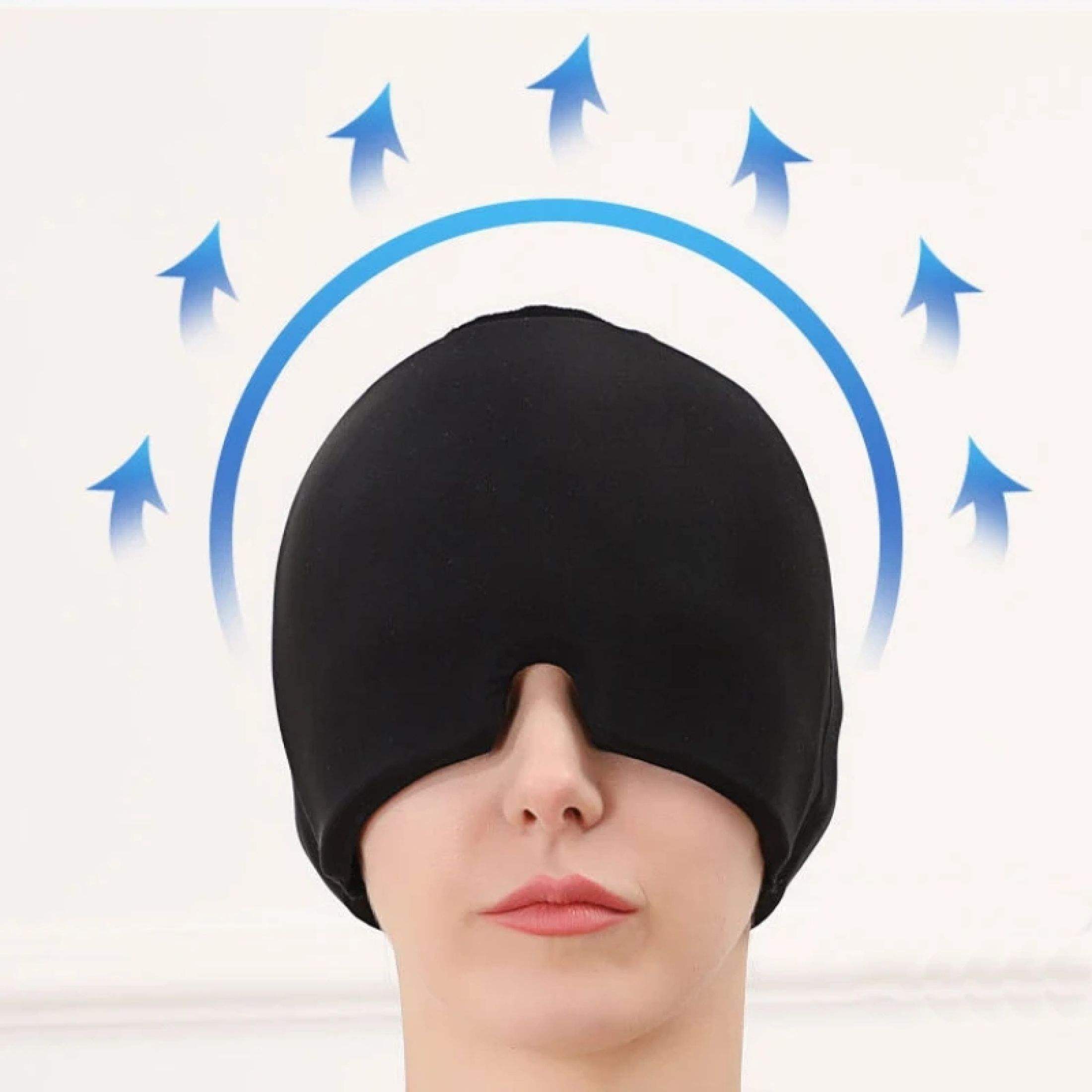 Migraine Ice Head Wrap with Top Coverage Headache Relief Cap for ...