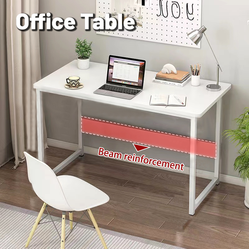 Office Table Study Table Long Computer Table Double Layer Storable ...