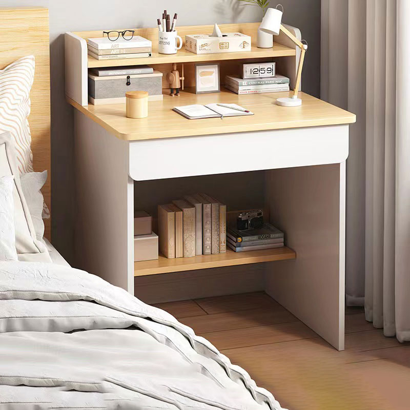 Integrated study desk and bookshelf for home, bedroom, and student use ...