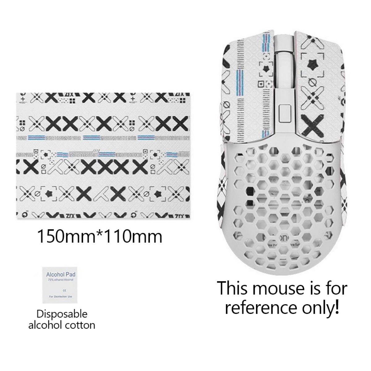 Universal Mouse Grip Tap DIY 12/15cm Anti-Slip Mouse Sticker For All ...