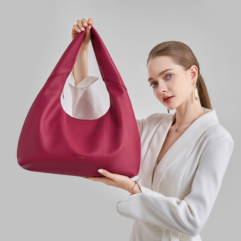 【Mumu Select】M860 Large Soft Leather Women Kili Kili Bag Shoulder Bags ...