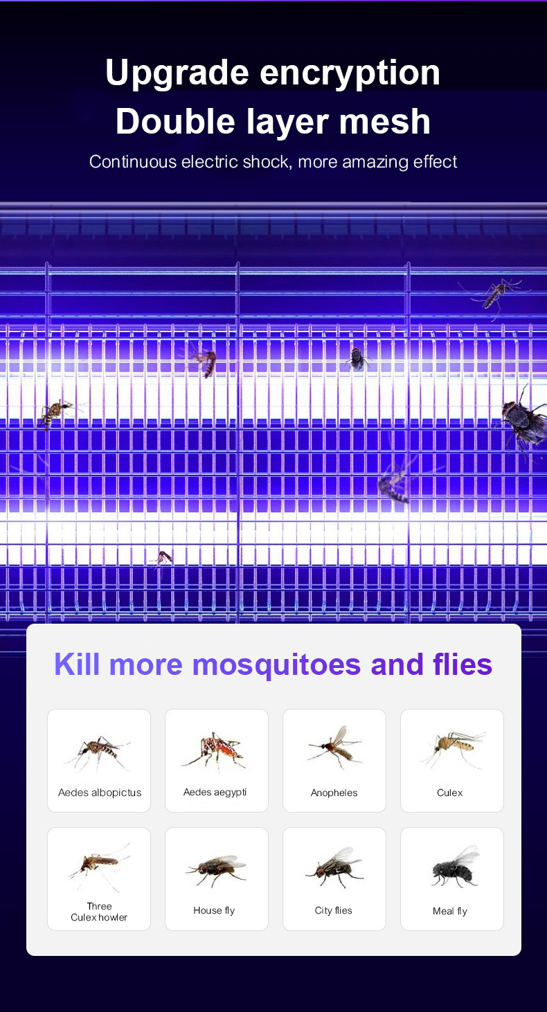 100W Electric Mosquito Killer BUY 1 TAKE 1 Lamp Fly Killer UV Light ...