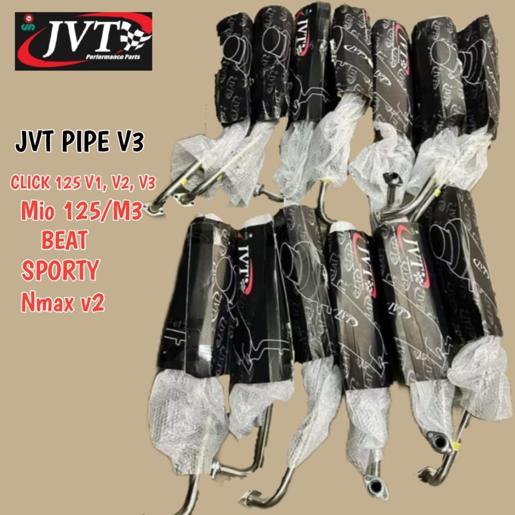 JVT EXHAUST PIPE V3 adjustable NEW HEAT GUARD for Click v1, v2, v3 Beat ...