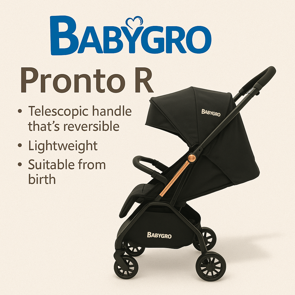 BabyGro Luxury Cabin Sized Reversible Stroller (Pronto-R) | Shopee ...