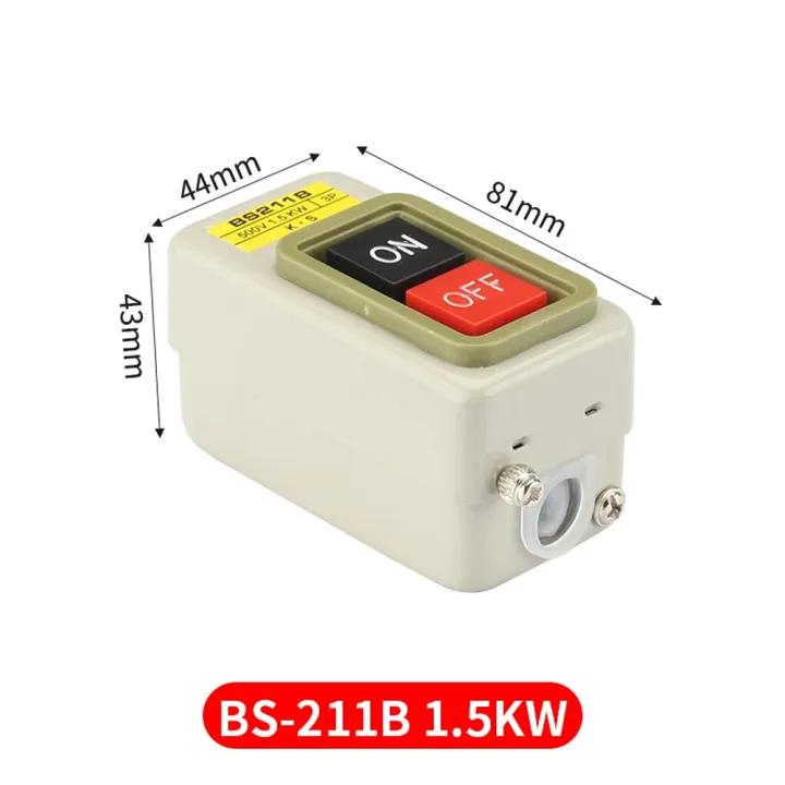 Power Push Button Switch 3 Phase 10a 15a 20a Push Button On Off Opening Closing Botton | Shopee ...