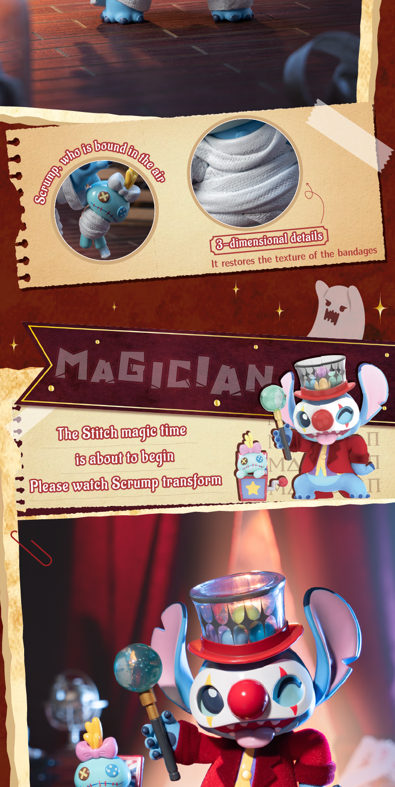 MINISO TOP TOY Disney Stitch's Wacky Diary 2.0 Series Blind Box Set ...