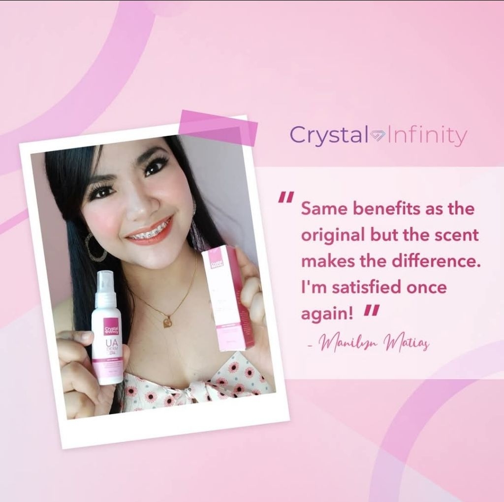 UA Derm DIVA by crystal infinity underarm whitening deodorant spray ...