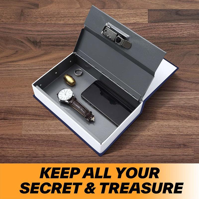 Contains Hidden Book Safe Box Book Safe Passcode Hidden Storage With ...