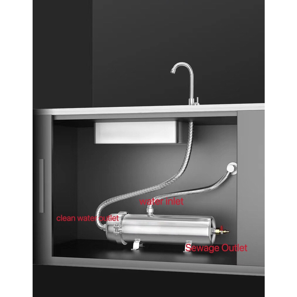 1000-3000L/H stainless steel whole house water purifier ...