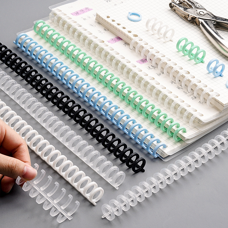 DIY 30-hole 4ring loose-leaf plastic binding ring Notebook spiral ring ...