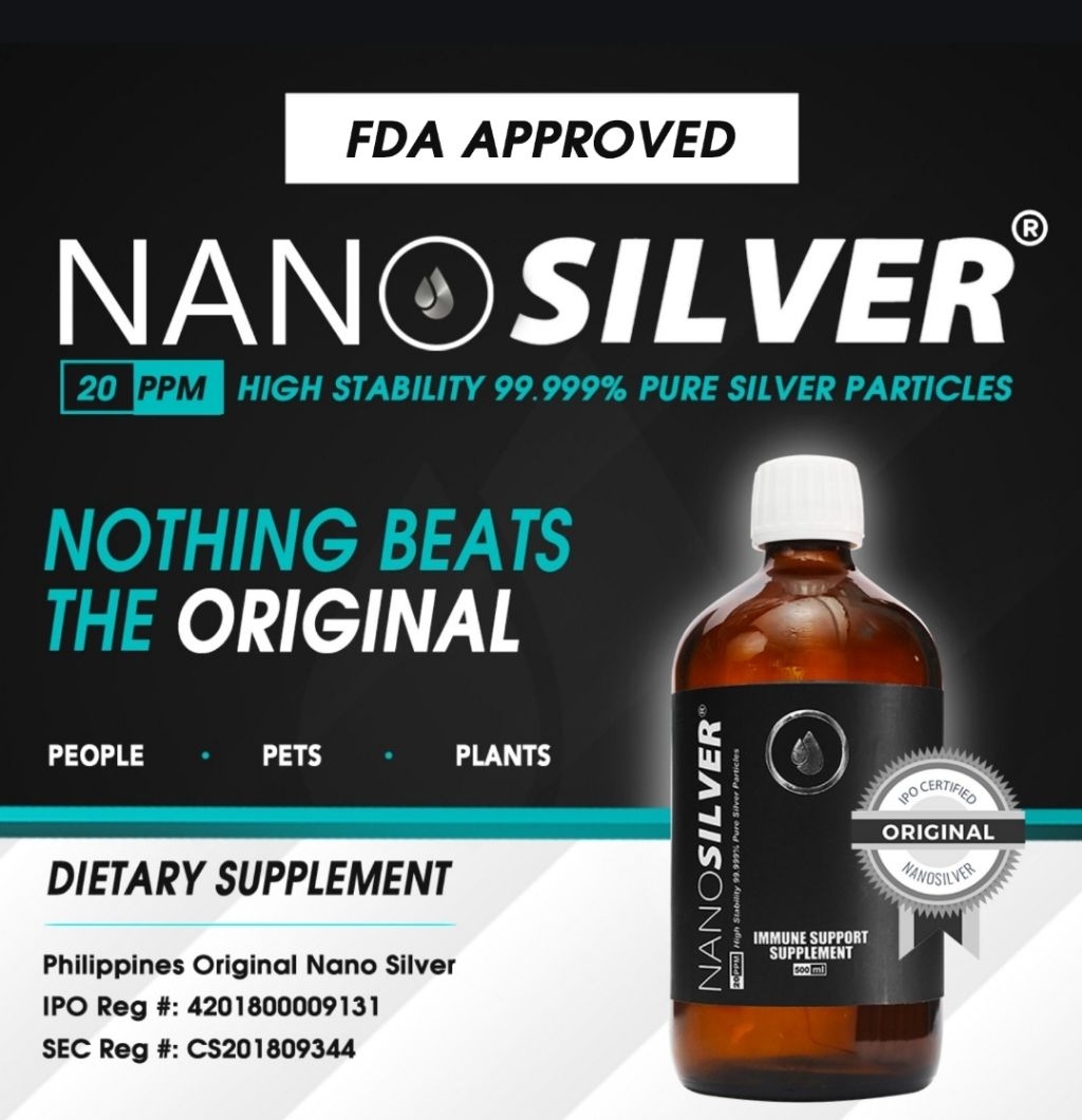 Nano Silver FDA APPROVED FDA LTO 3000013745113, Original 250ml with US FDA FFR reg | Shopee ...