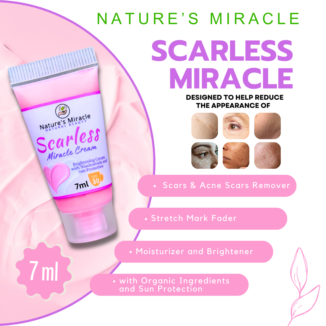 Nature's Miracle Scarless Miracle Cream Scarless Miracle Cream Original Scar Remover Cream ...