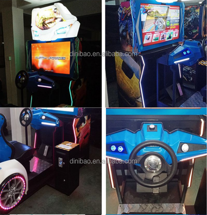 Indoor Arcade Car Racing Game Machine 3D Dynamic Car Cruis'n Blast ...