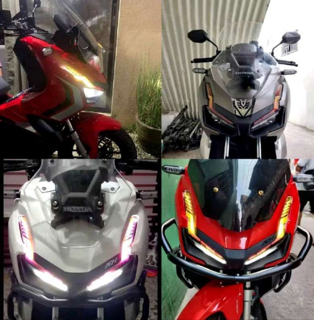 ADV 150 AND ADV 160 KILAY TINT WITH ROBOT EYEBALL TRANSPARENT STICKER ...