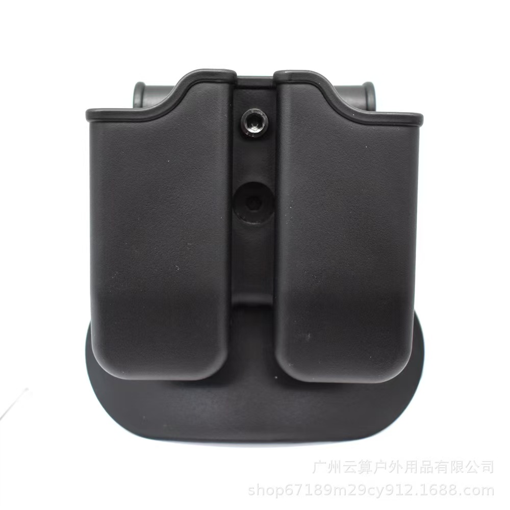 Glock double magazine case, adjustable waist magazine bag, 9mm M9 ...