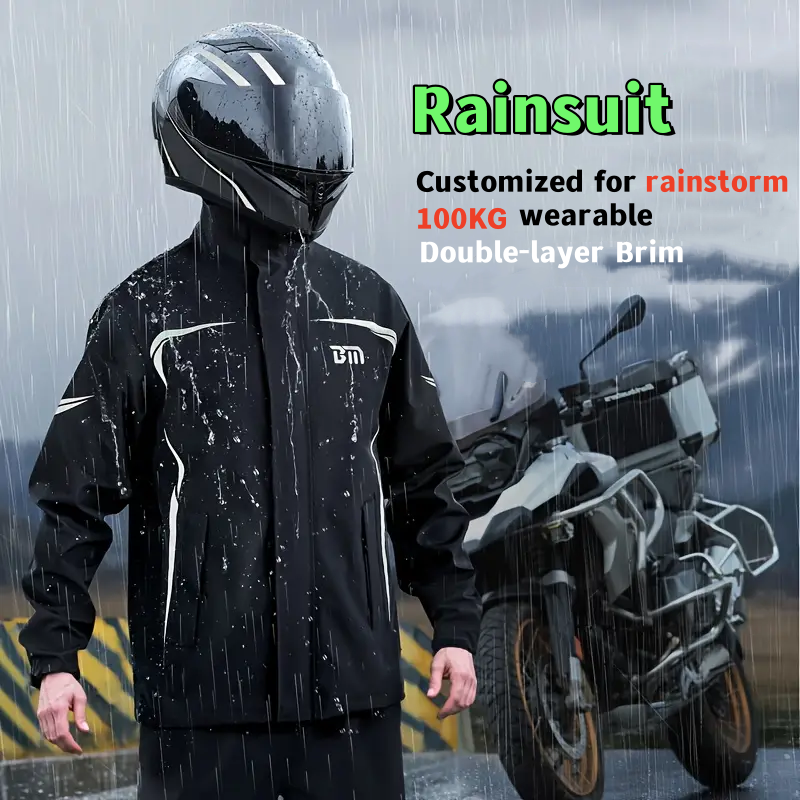 Fashion Raincoat Suit Waterproof kapote makapal Universal Motorcycle ...