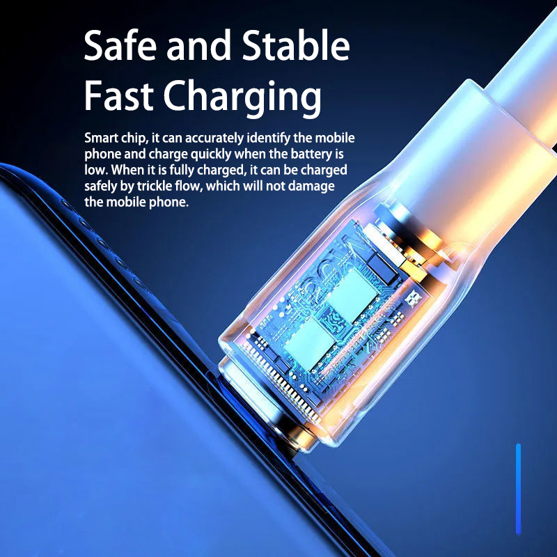 120W Super Fast Charging Micro USB Cable Android Mobile Phone Thickened ...