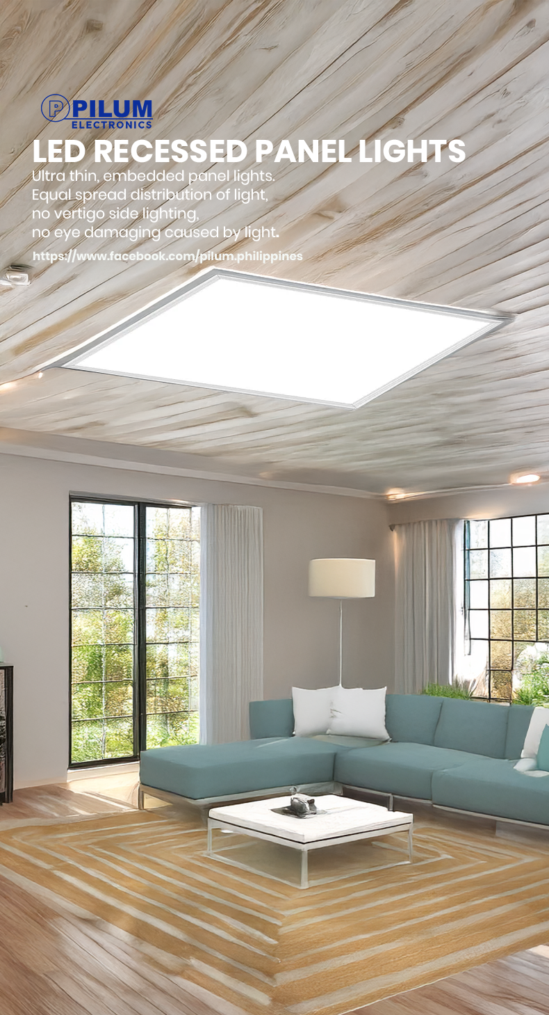 PILUM Panel Light for Ceiling BUNDLE Integrated Ultra-Thin LED Light ...