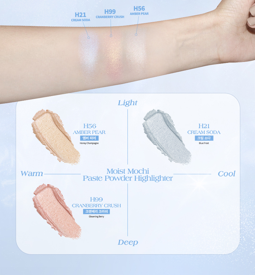 barenbliss BNB Moist Mochi Paste Powder Highlighter | Long Lasting ...